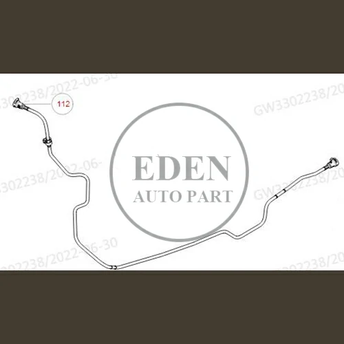 1104104XKM01B HAVAL TANK 300 Engine oil inlet pipe GWM HAVAL AUTO PARTS ...