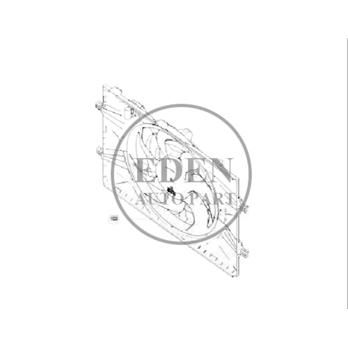 1308101XGW02A HAVAL JOLION Radiator fan assembly GWM HAVAL AUTO PARTS ...