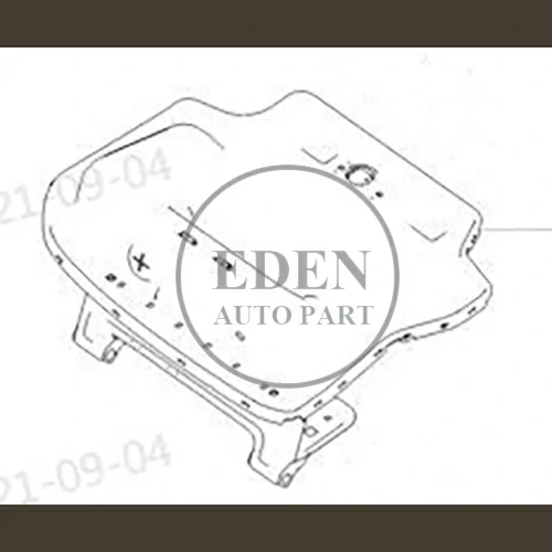 7000139XKM01B HAVAL TANK 300 Rear right seat frame assembly GWM HAVAL ...